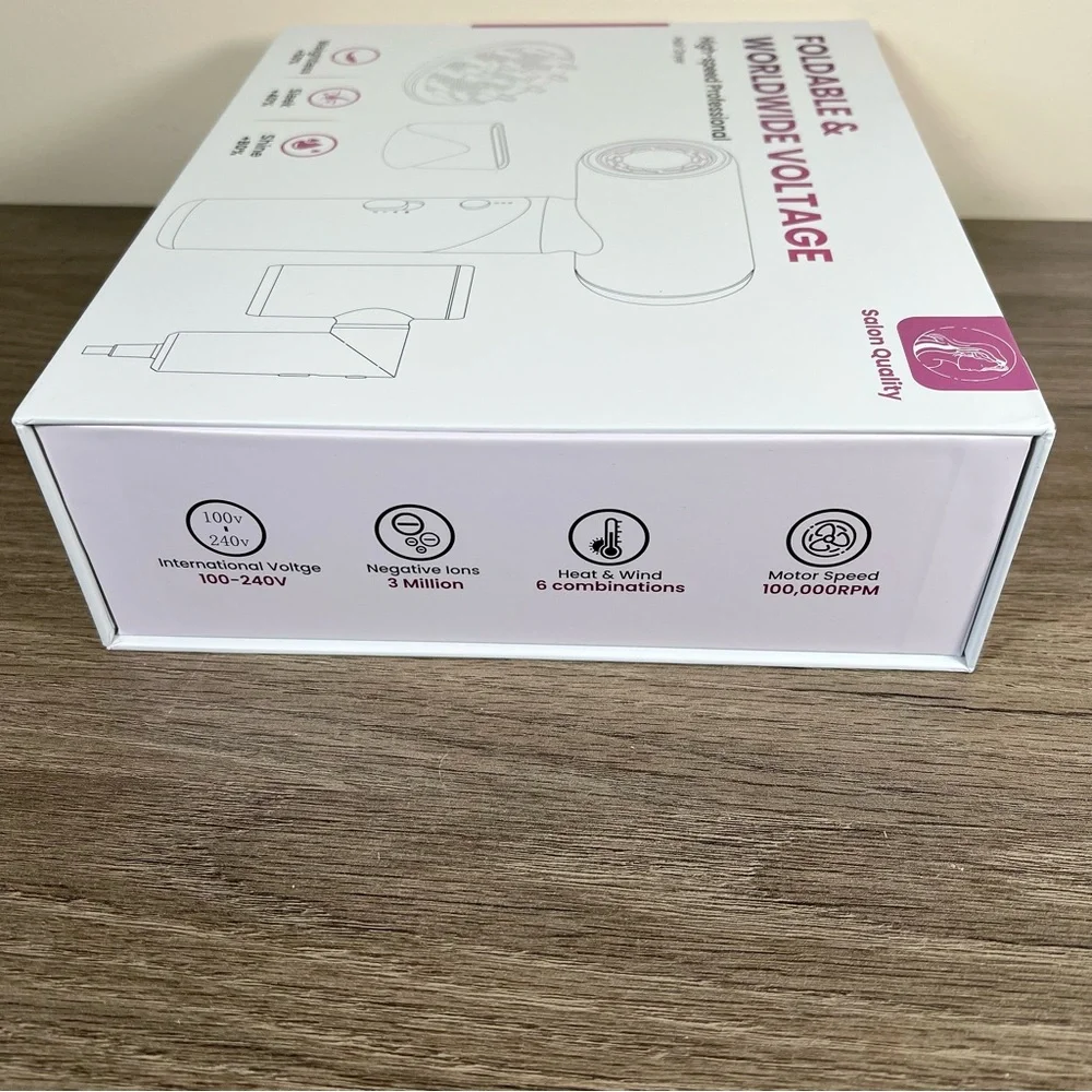 Hair | Pink Compact High Speed Dual Voltage Foldable Hair Dryer | Poshmark